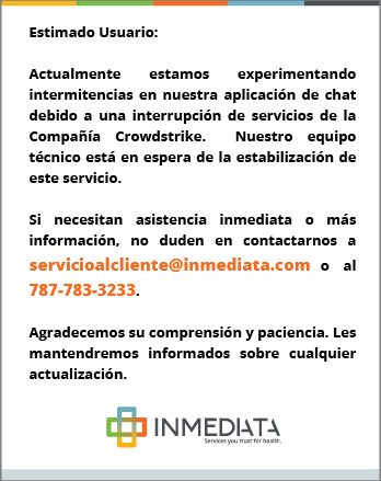 Chat Support - Inmediata