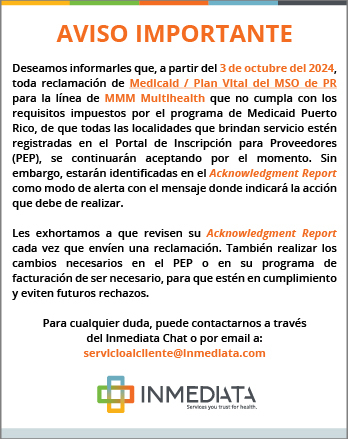 Chat Support - Inmediata